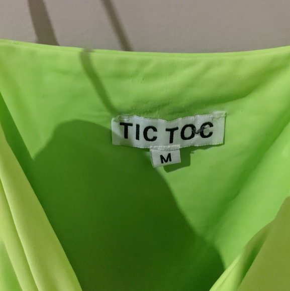 Nasty Gal Swim Tic Toc Lime Green Bathing Suit Poshmark